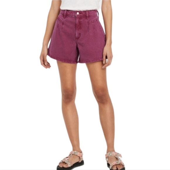 Universal Thread | Shorts | Universal Thread High Rise Midi Short Berry ...